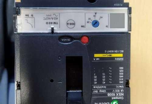 Автоматический выключатель шнайдер NSX100 B