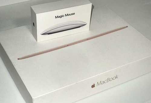 Коробка от macbook и magic mouse