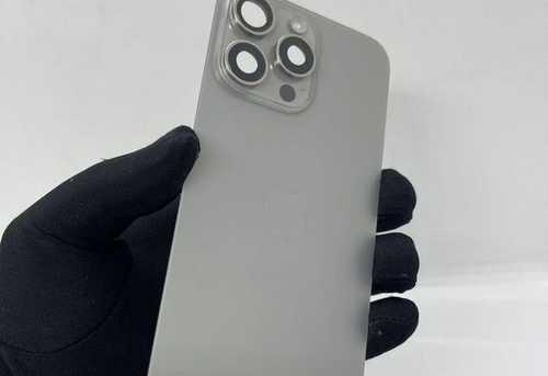 iPhone 15 Pro Max задняя крышка natural titanium