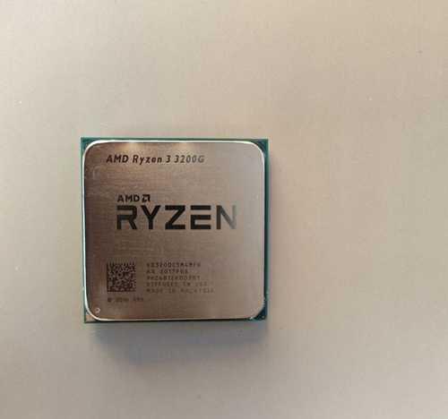 Процессор ryzen 3 3200g, кулер, термопаста