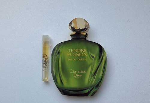 Christian dior tendre poison семпл винтаж