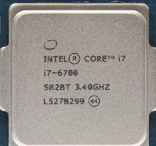 Процессор intel core i7 6700