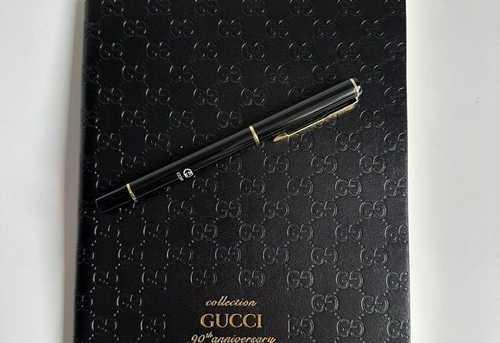 Gucci набор блокнот и ручка