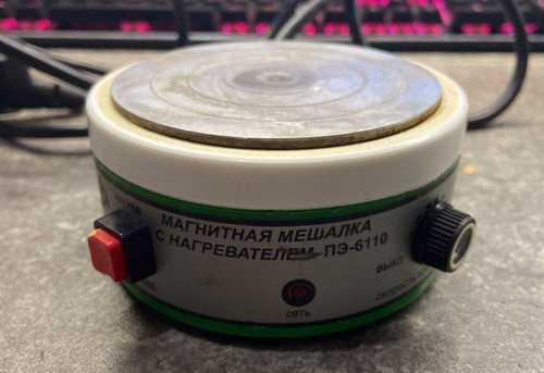 Магнитная мешалка с подогревом пэ-6110