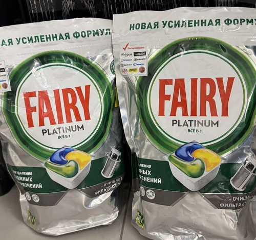 Fairy Platinum таблетки для посудомоечной машины