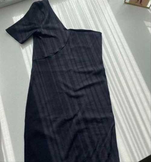 Платье zara s m mini мини черное летнее лёгкое