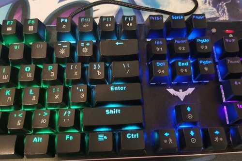 Механическая клавиатура Havit HV-KB432L-LED blue s