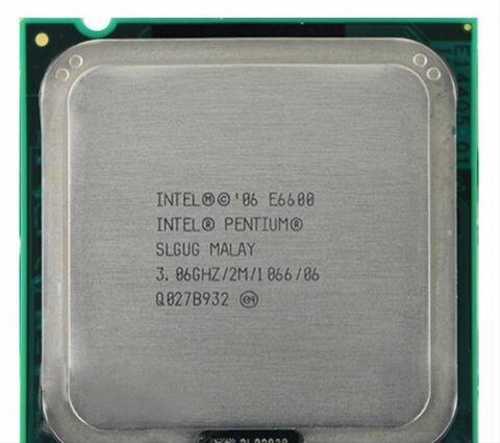 Процессор Intel Pentium E6600 3.06 GHz 1066MHz 2Mb
