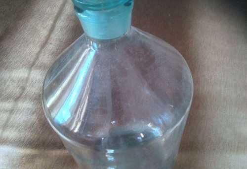 Бутыль стеклянная 10 литров с крышкой