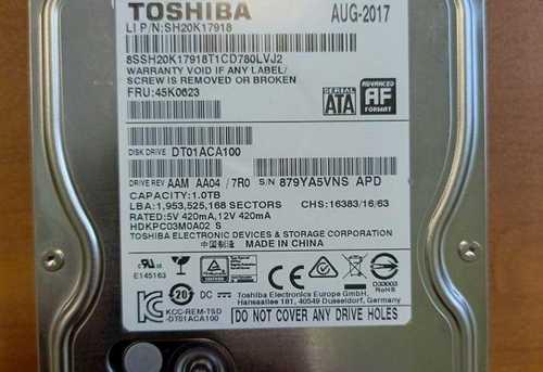 HDD 3.5" Toshiba DT 1 Тб DT01ACA100 sata-III