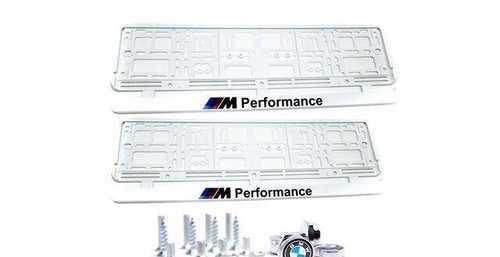 Рамка номер. знака M-Performance 2 шт. + крепление