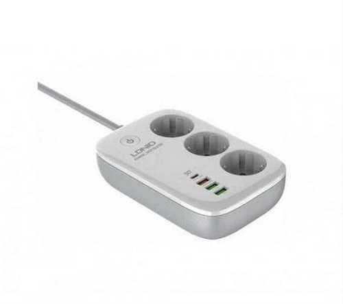 Фильтр сетевой c WiFi 3 розетки 3xUSB 1xPD 30w ldn
