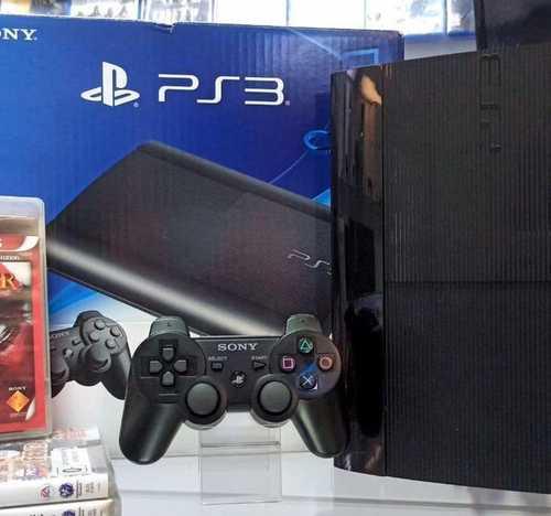 Playstation 3 SuperSlim 500 GB + игры