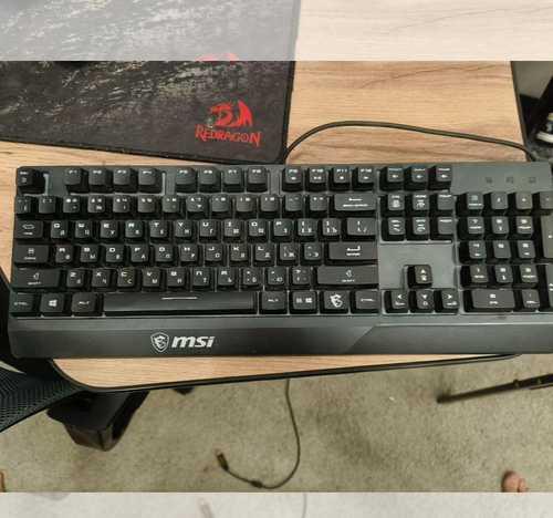 Игровая клавиатура msi vigor gk30 черная