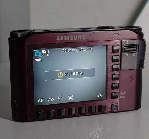 Фотоаппарат Samsung NV 30 hd под восстановление