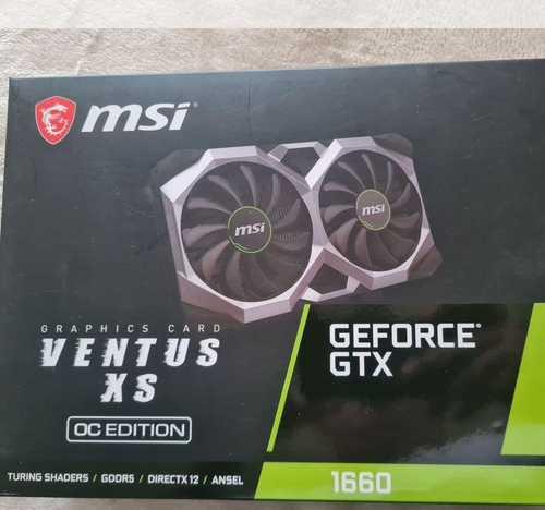 Видеокарта geforce GTX 1660