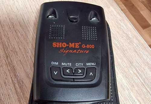 Радар детектор sho me g 800 signature