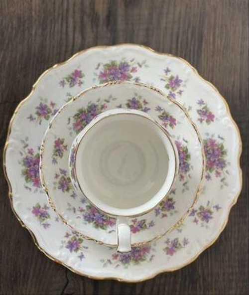 Чайное трио Royal Albert Violetta