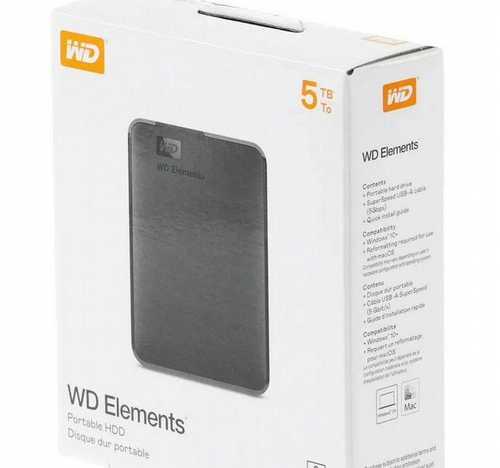 Western Digital 5 тб Внешний жесткий диск