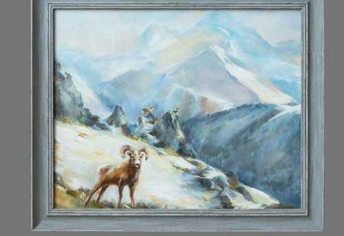 Картина маслом "В горах Алтая"
