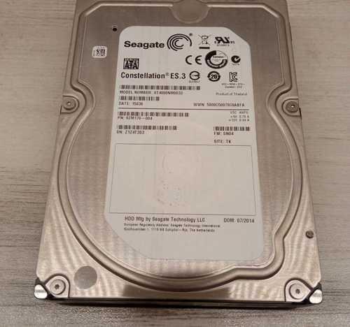 Жесткий диск seagate 4tb