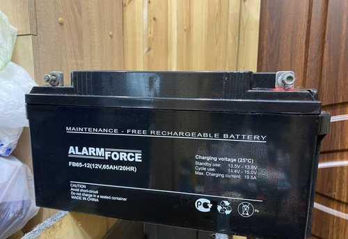 Аккумулятор Alarm Force FB65-12