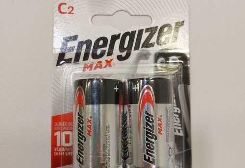 Батарейка Energizer Max LR14 BL2, 1.5В, тип C