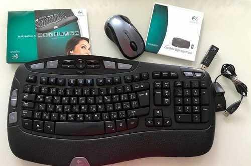 Беспроводная клавиатура и мышь logitech k350