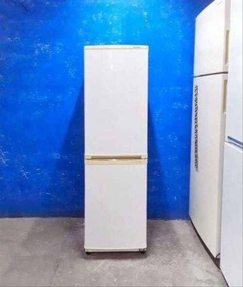 Узкий холодильник 45см низкий бу Shivaki бежевый
