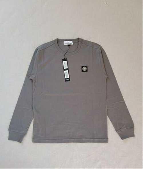 Лёгкий свитшот Stone Island 20SS сине-серый