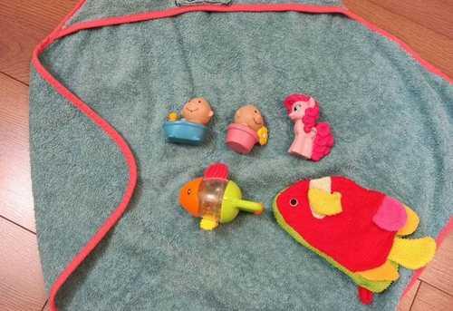 Полотенце- уголок для детей +игрушки