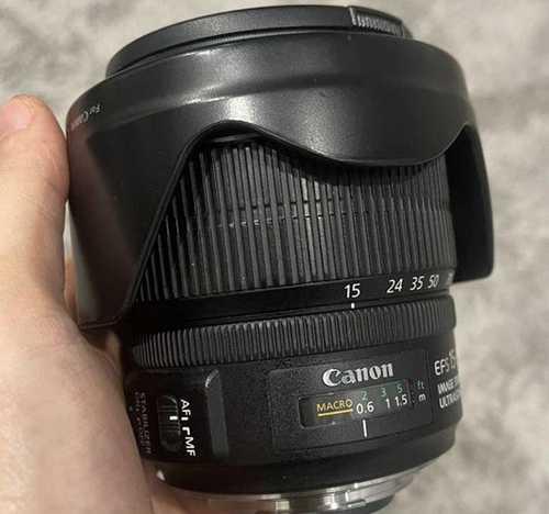 Объектив Canon EFS 15-85mm USM