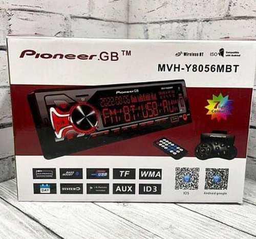 Магнитола Pioneer 1din MVH-Y8056 MBT (Арт.79066)