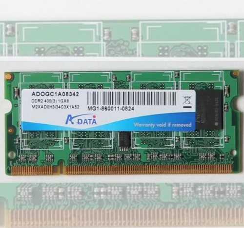 Оперативная память adata DDR2 1Gb