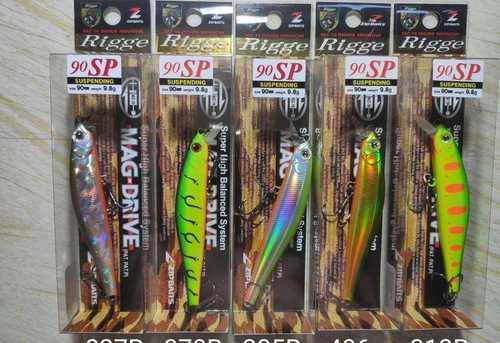 Воблеры Zipbaits Rigge 90SP, 90F