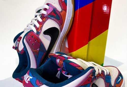 Кроссовки nike sb dunk low x Parra