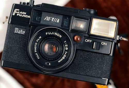 Fujica AF Flash Date 38mm f/2,8 плёнка 35mm