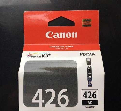 Оригинальный картридж струйный Canon CLI-426bk