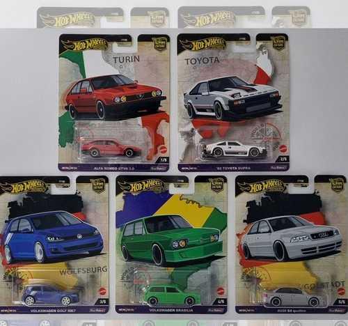 Set Hot Wheels Premium Car Culture World Tour