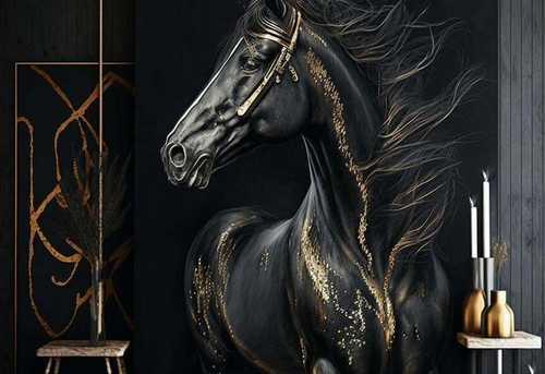 Интерьерная картина маслом ручная работа, лошадь