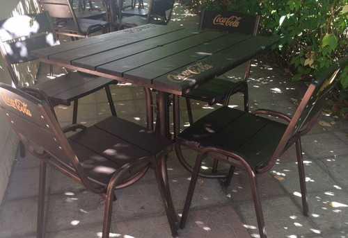 Столы и стулья для дачи или кафе