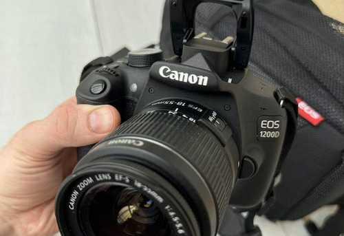 Зеркальный фотоаппарат canon eos1200