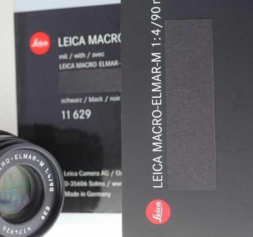 Leica Macro-Elmar-M 90mm f/4.0