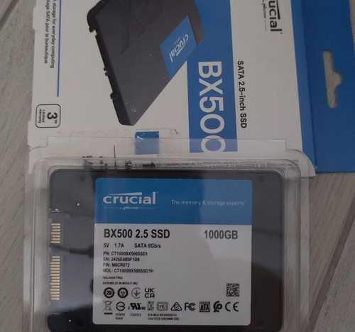 Ssd crucial bx500 1tb