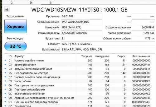 Внешний жёсткий диск 2.5" WD Elements 1Tb