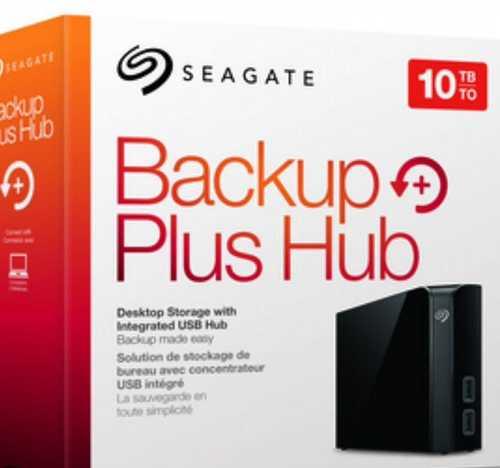 Внешний HDD Seagate 10TB Backup Plus Hub