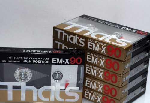 Аудиокассеты That’s EM-X 90 japan market (0030)