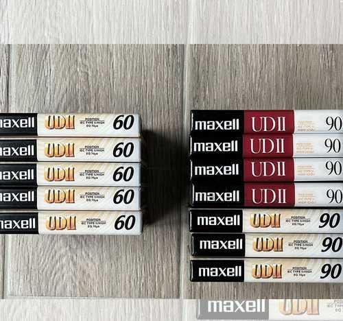 Аудиокассеты Maxell UD II 90, 60