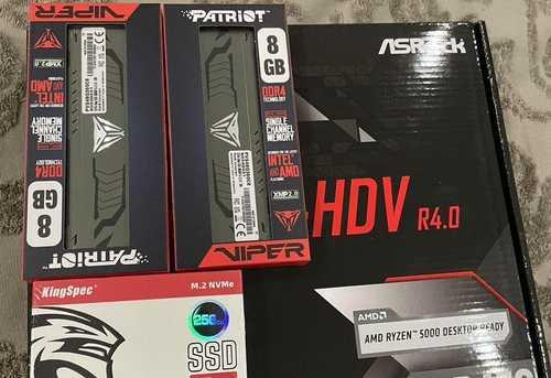 Asrock b450m, viper steel 16gb, ssd m2 kingspek