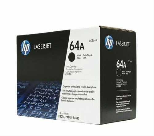 HP CC364A (64A) картридж черный (10000 стр)